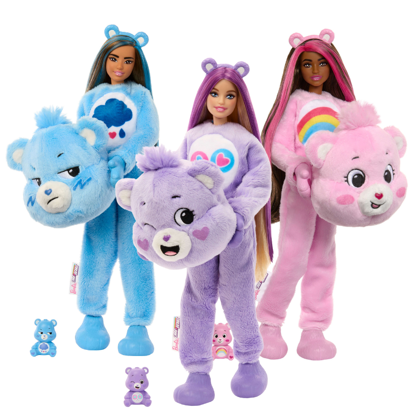 Bundle: Cutie Reveal Barbie x Care Bears 3 Pack – Shop Mattel Australia