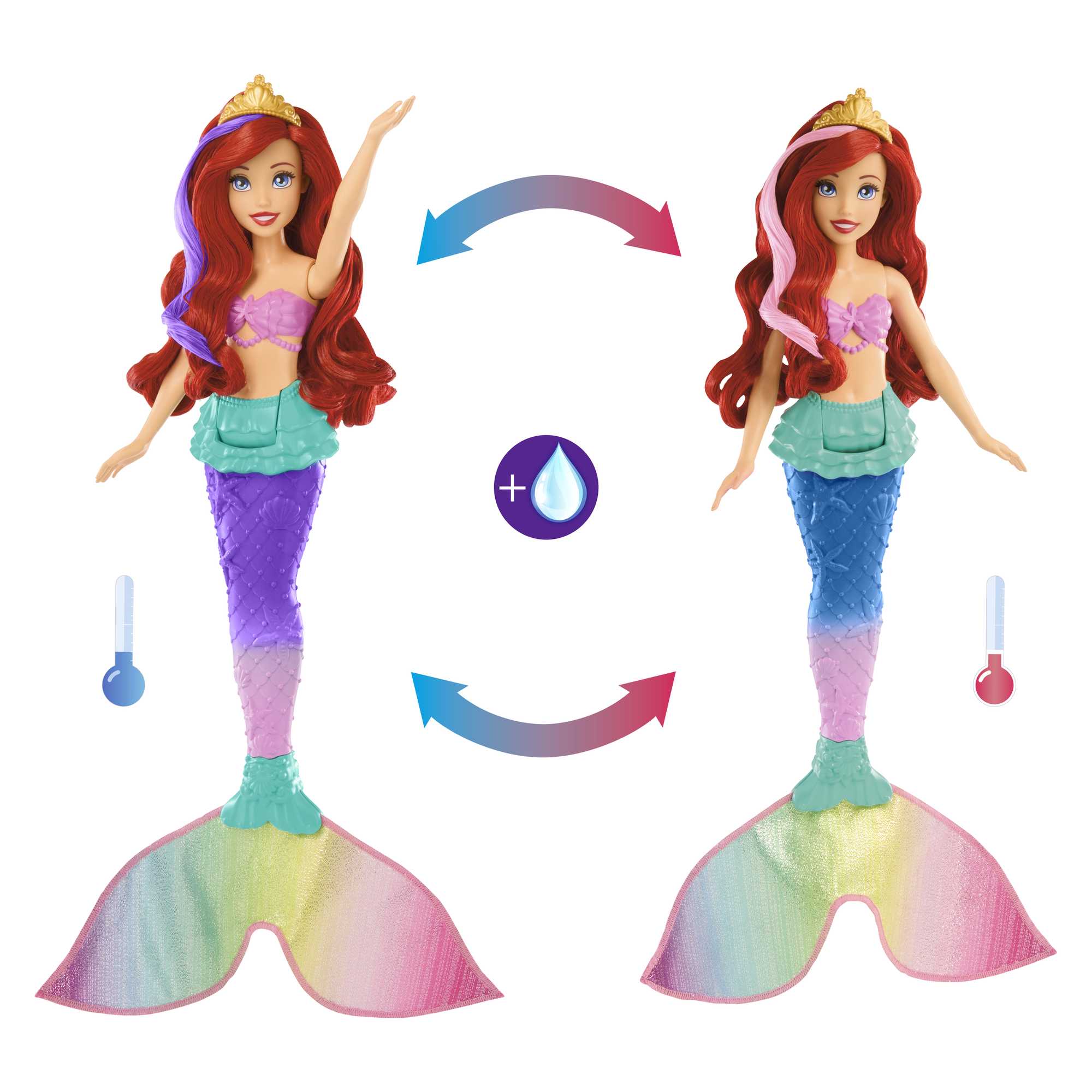 Disney Princess Swim & Splash Ariel Doll – Shop Mattel Australia
