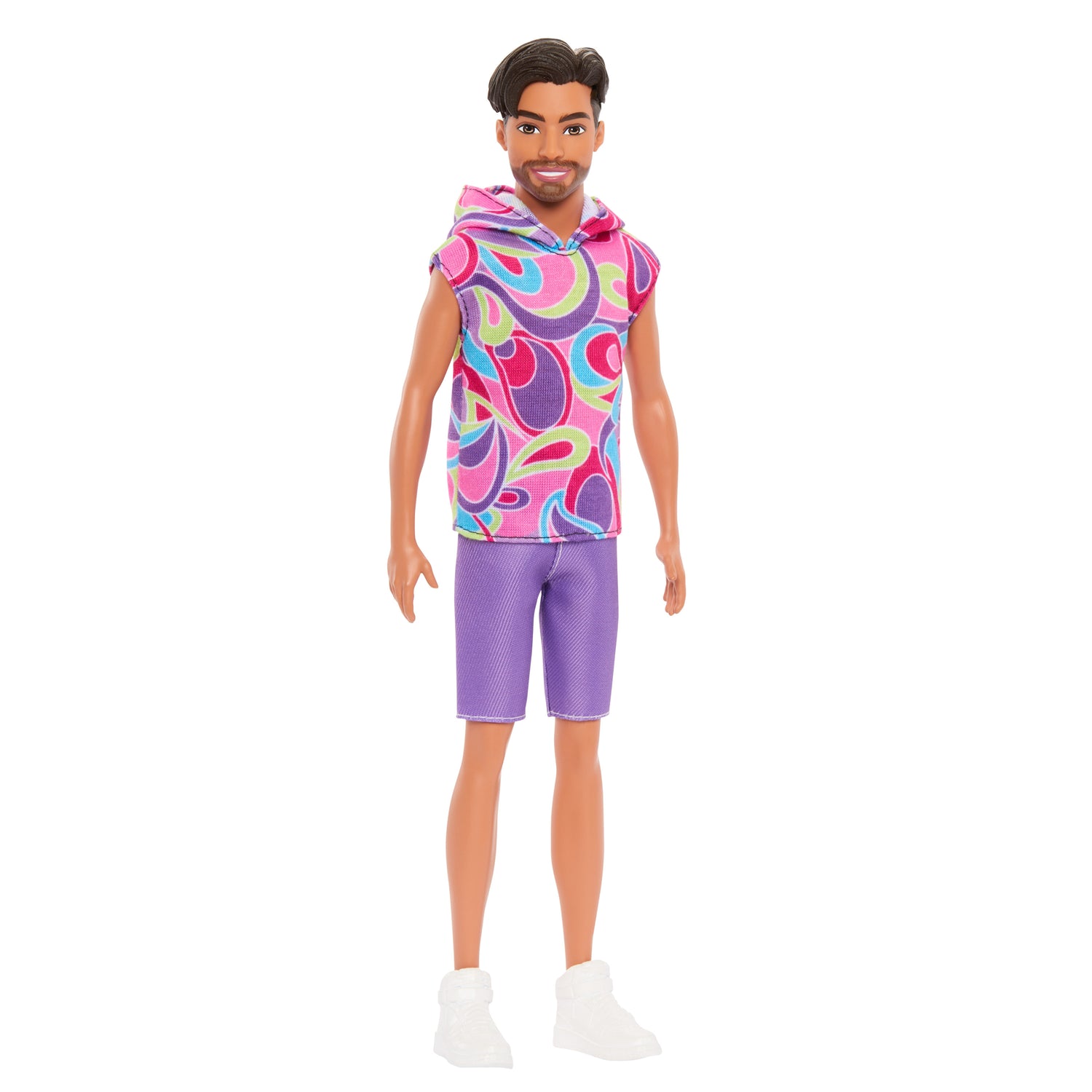 Barbie Fashionistas Ken Doll #227, Brunette Fashion Doll with Totally ...