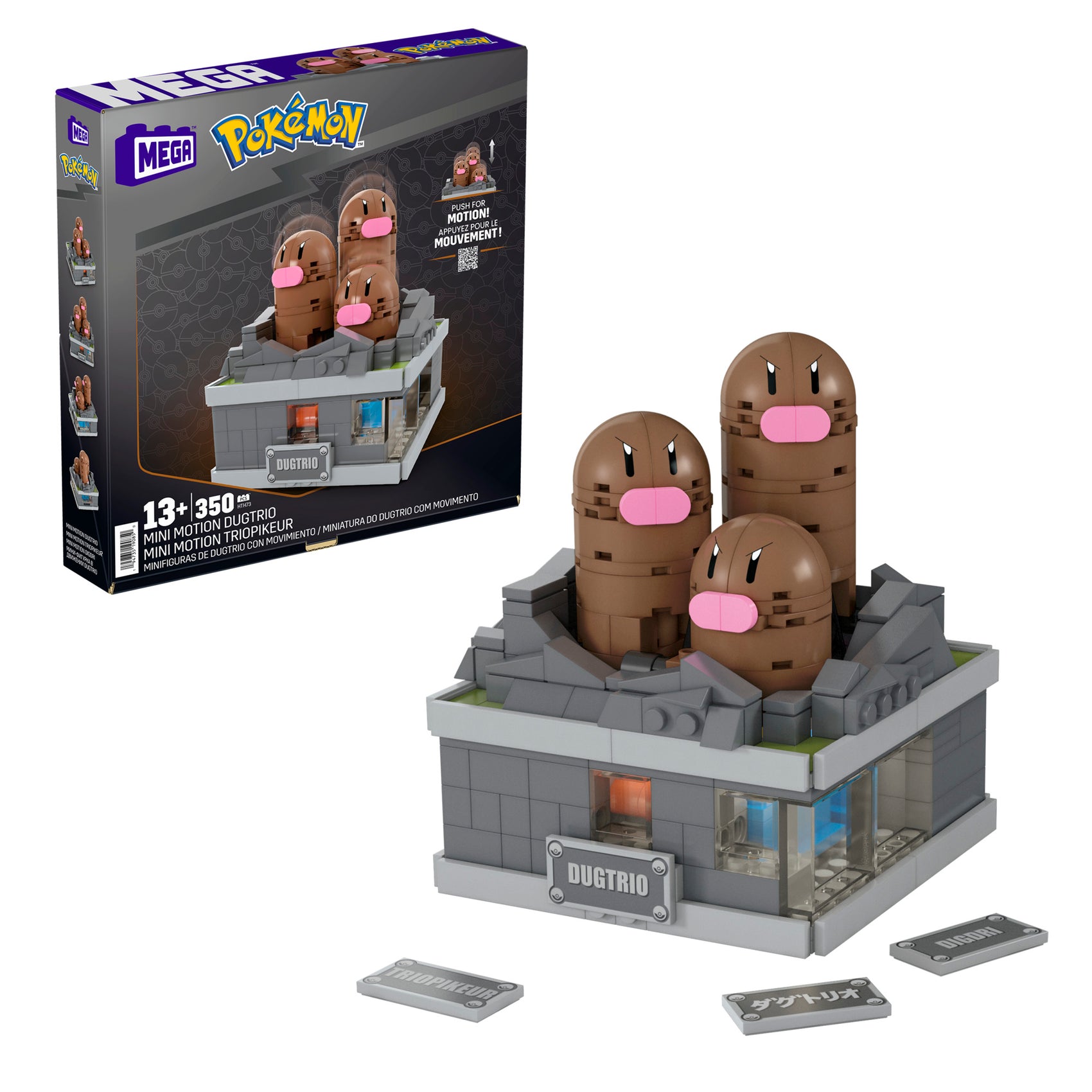 Mega Showcase Pokémon Mini Motion Dugtrio – Shop Mattel Australia
