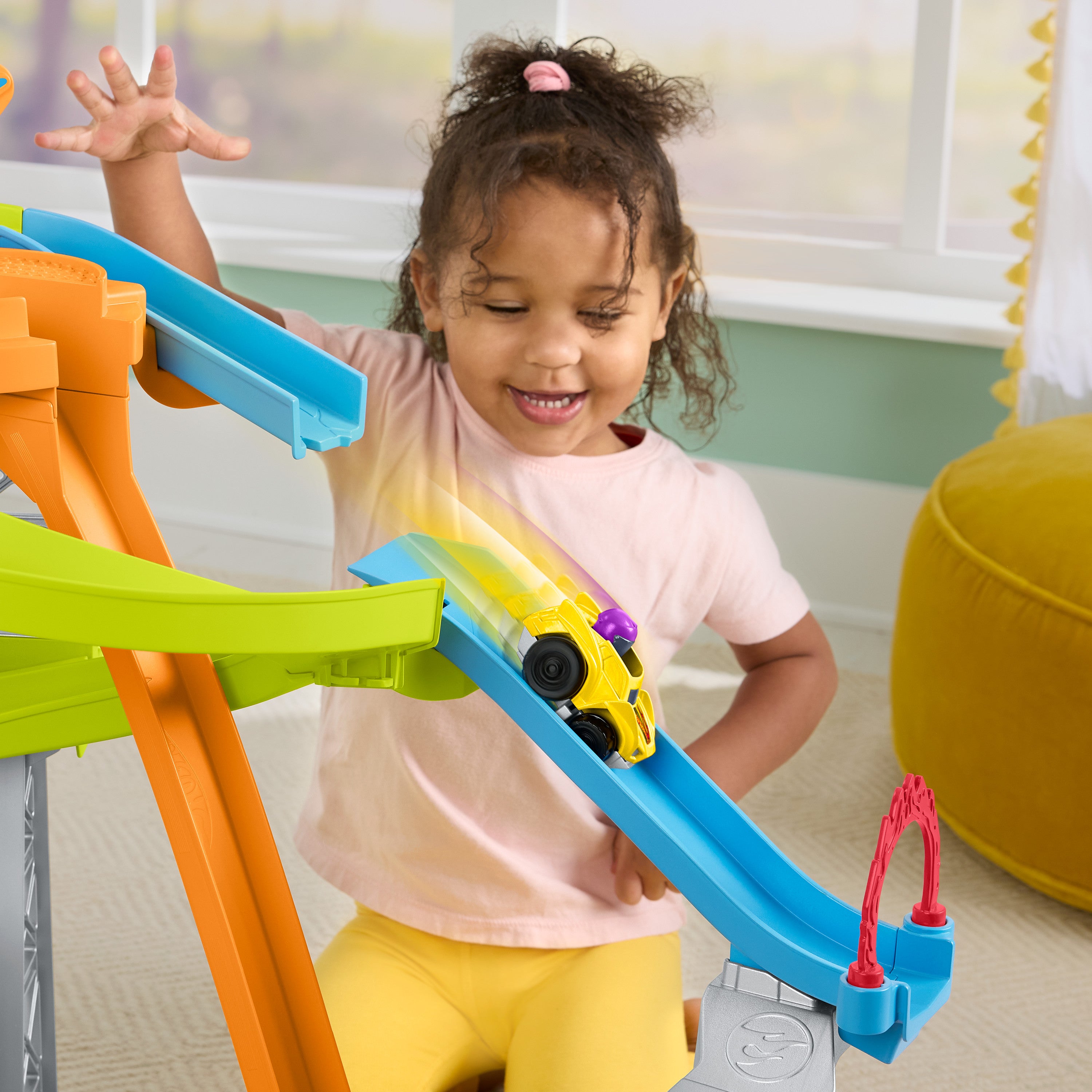 Hot Wheels Spiral Stunt Speedway by Little People – Shop Mattel Australia