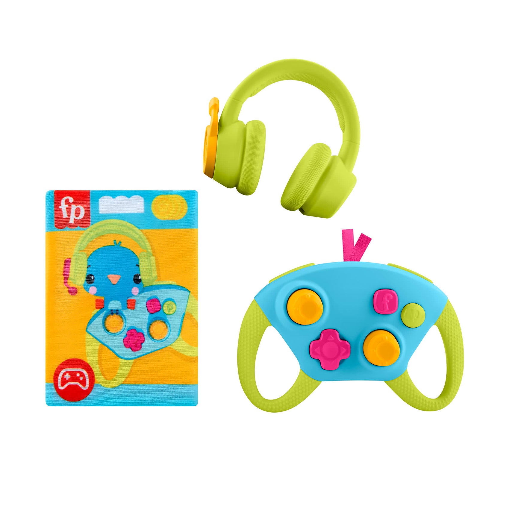 Fisher-Price Level-Up Little Gamer Gift Set, 3 Developmental Baby Toys ...