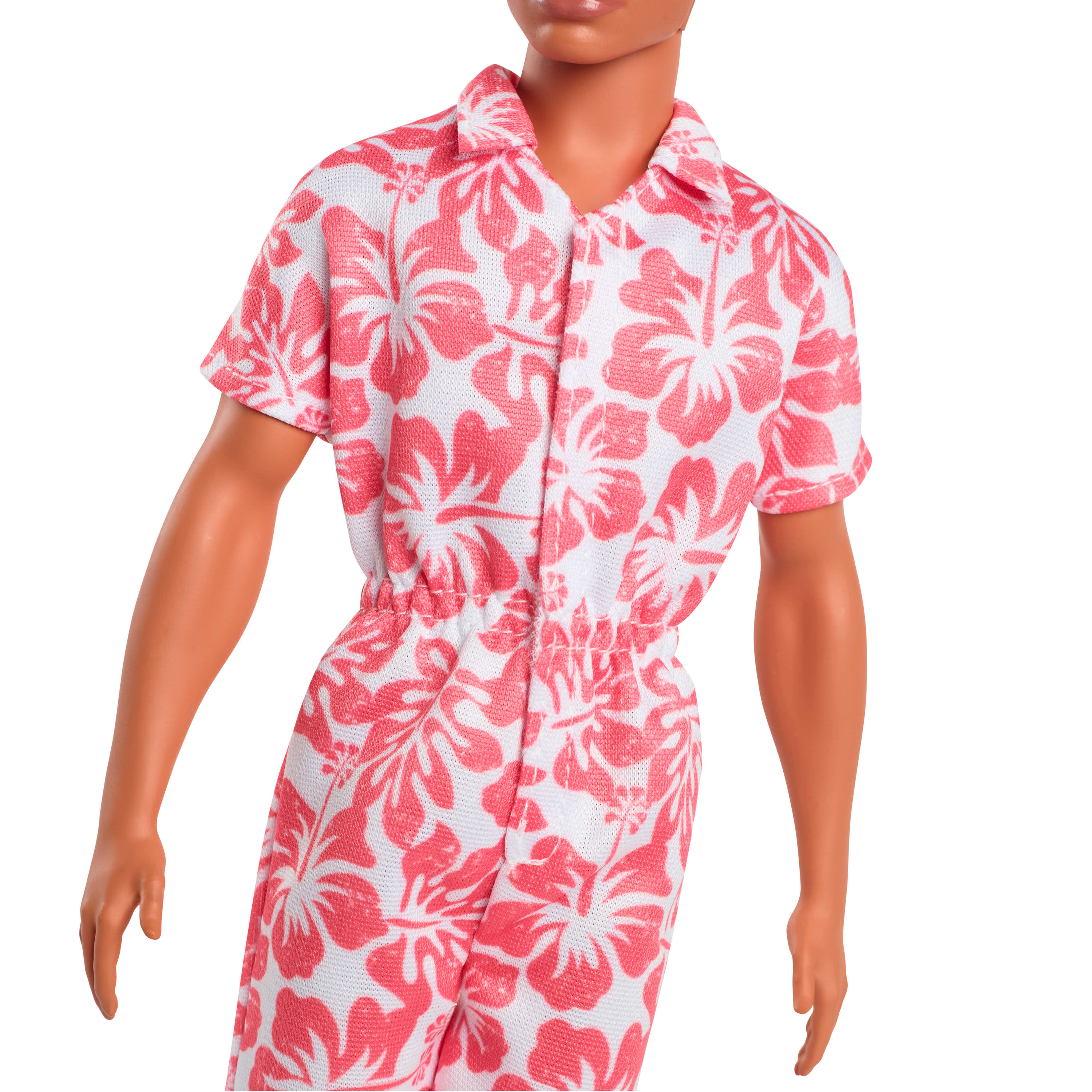 Barbie Fashionistas Ken Doll #235 in Hawaiian Print Jumpsuit with Green ...