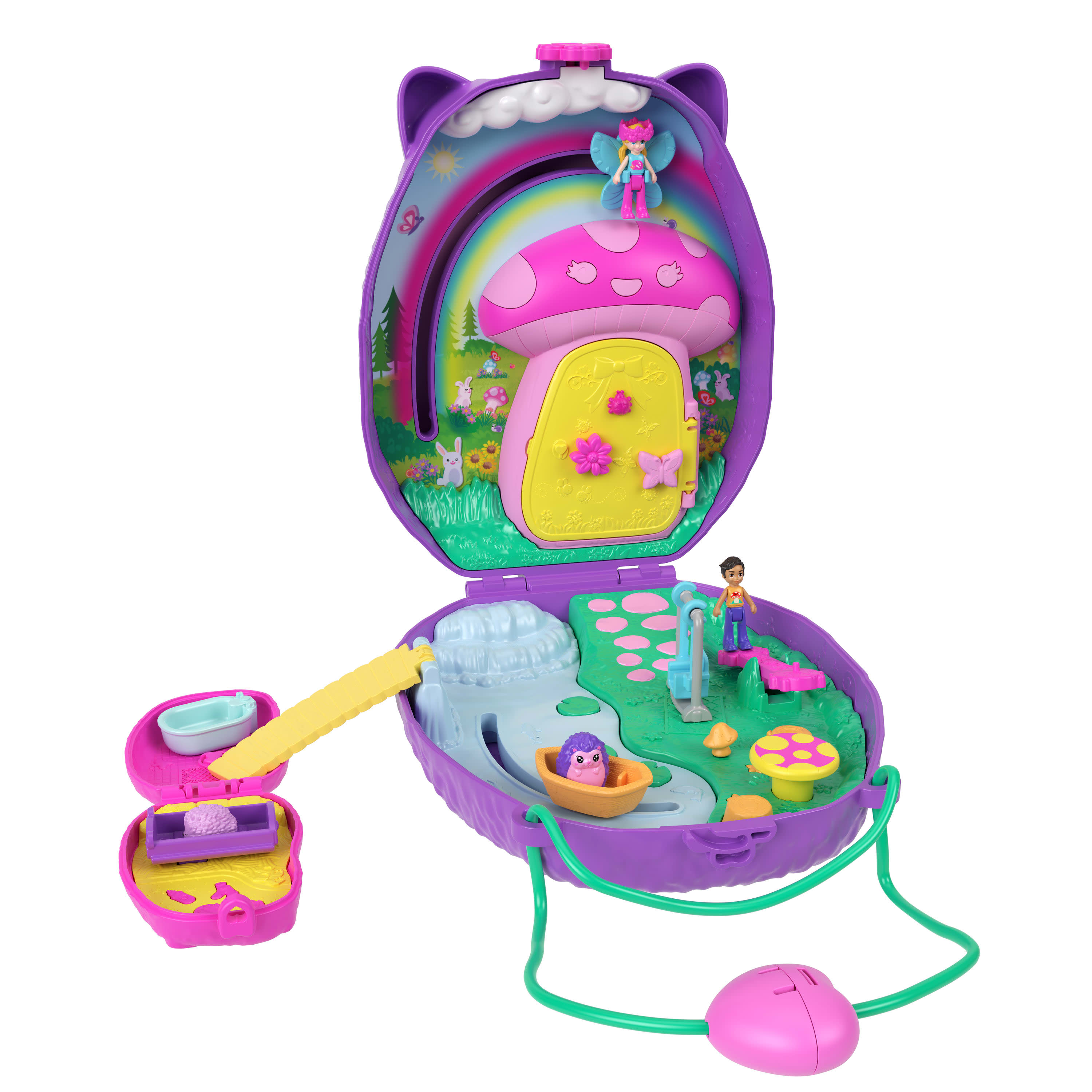 Polly Pocket Hedgehog Mom & Baby Purse Playset – Shop Mattel Australia