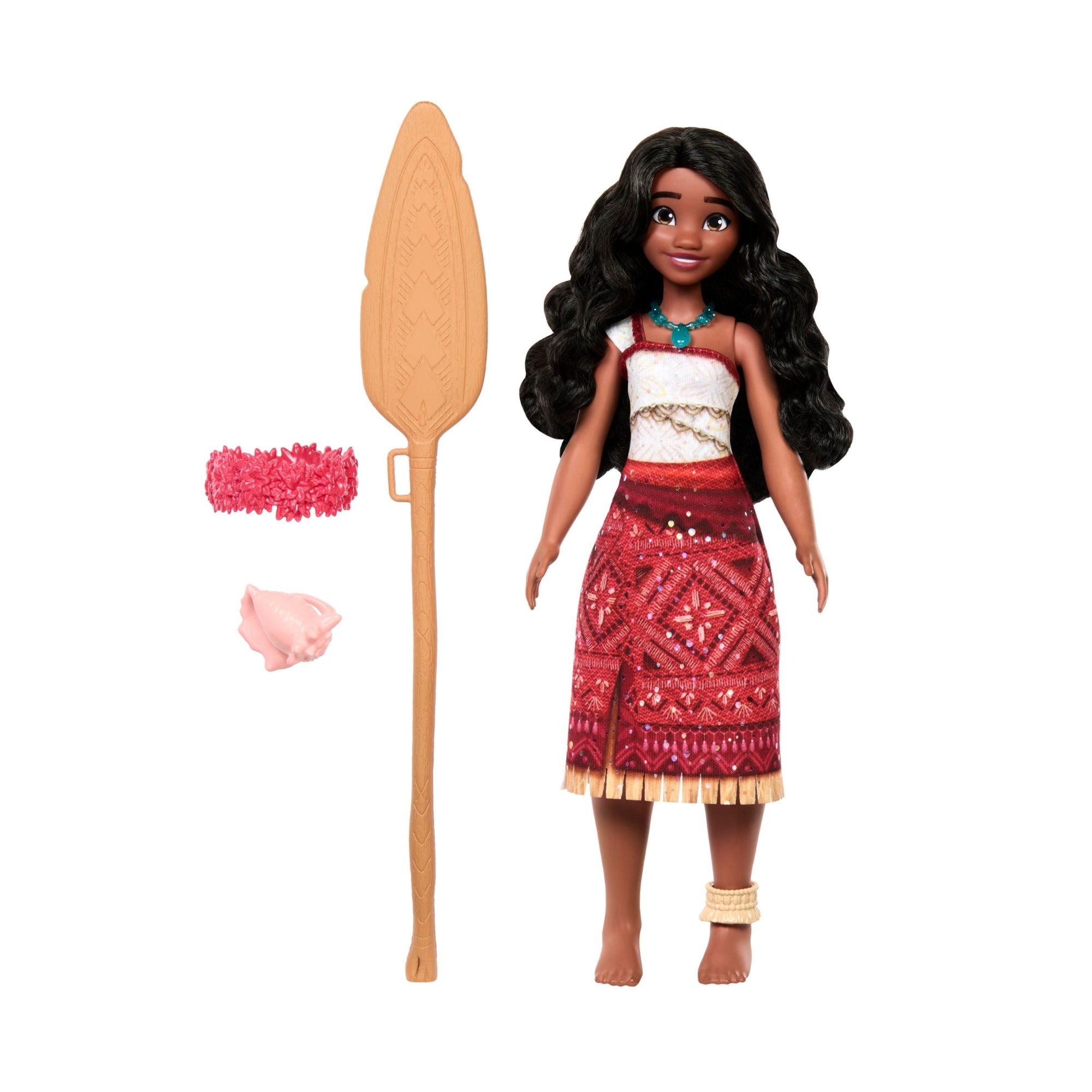 Disney Moana 2 Singing Adventure Moana Doll & Accessories – Shop Mattel ...