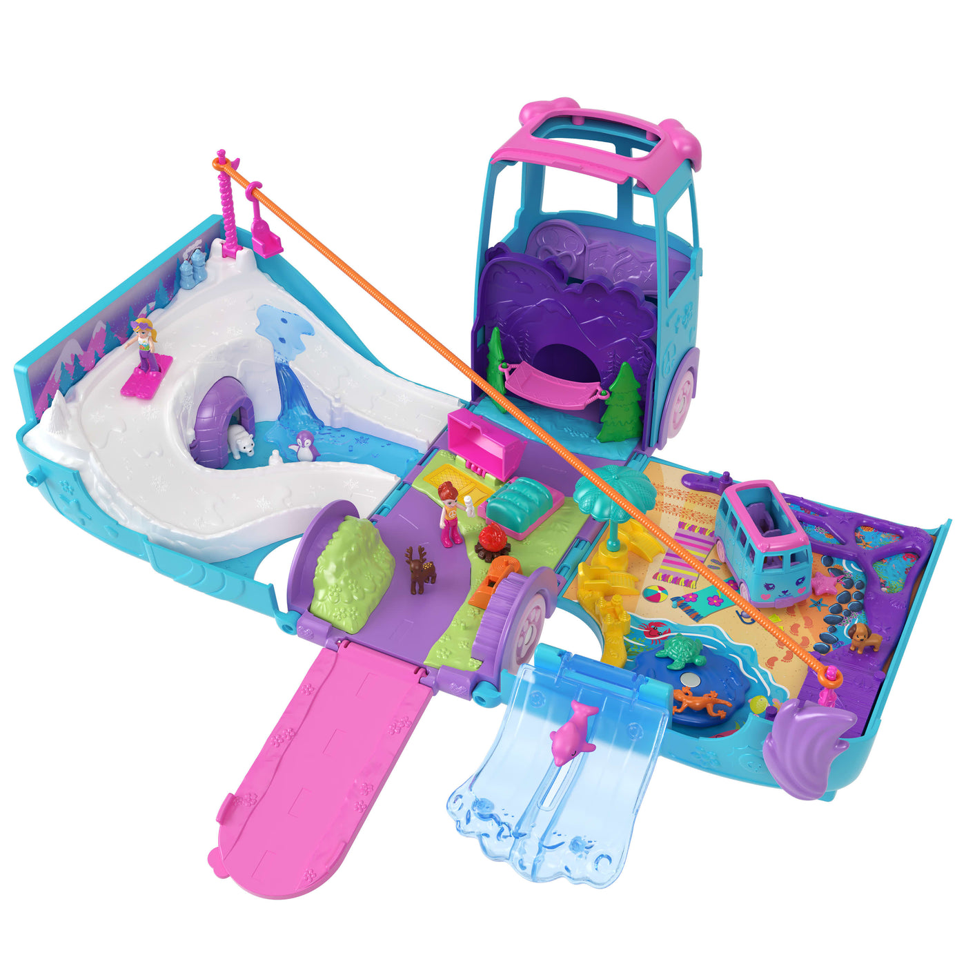 Polly Pocket Pet Mobile Adventure Playset – Shop Mattel Australia