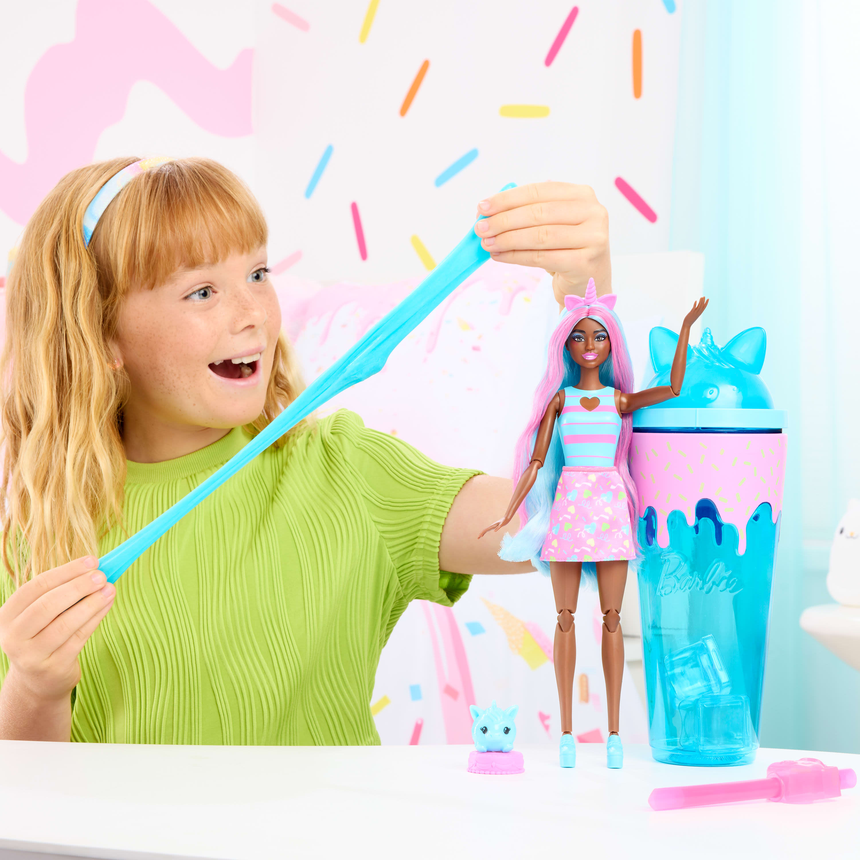 Barbie Pop Reveal Shakes Series Doll & Accessories Set, Scented Sweet ...