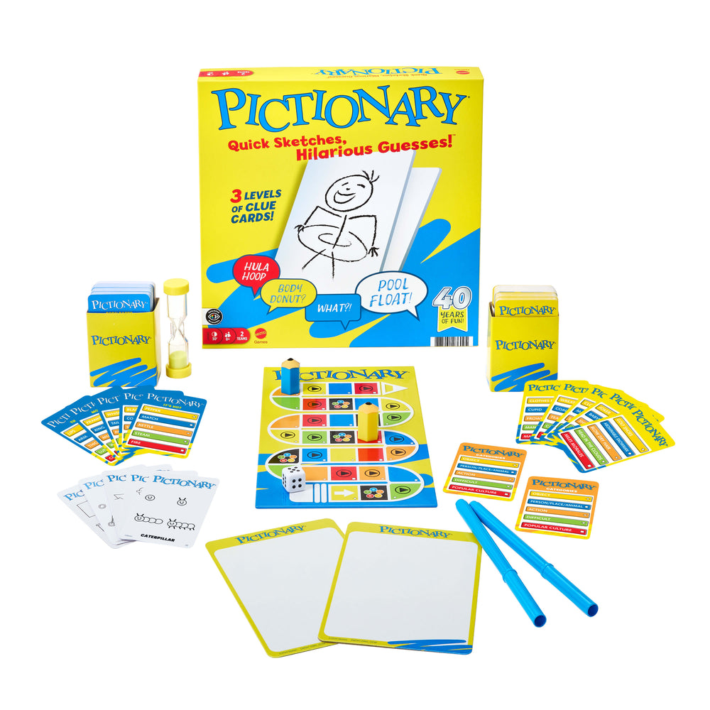 Pictionary Family Board Game – Shop Mattel Australia