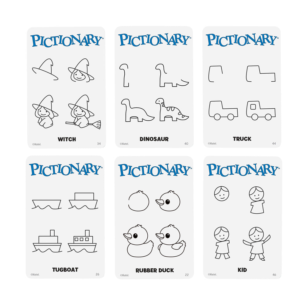 Pictionary Family Board Game – Shop Mattel Australia