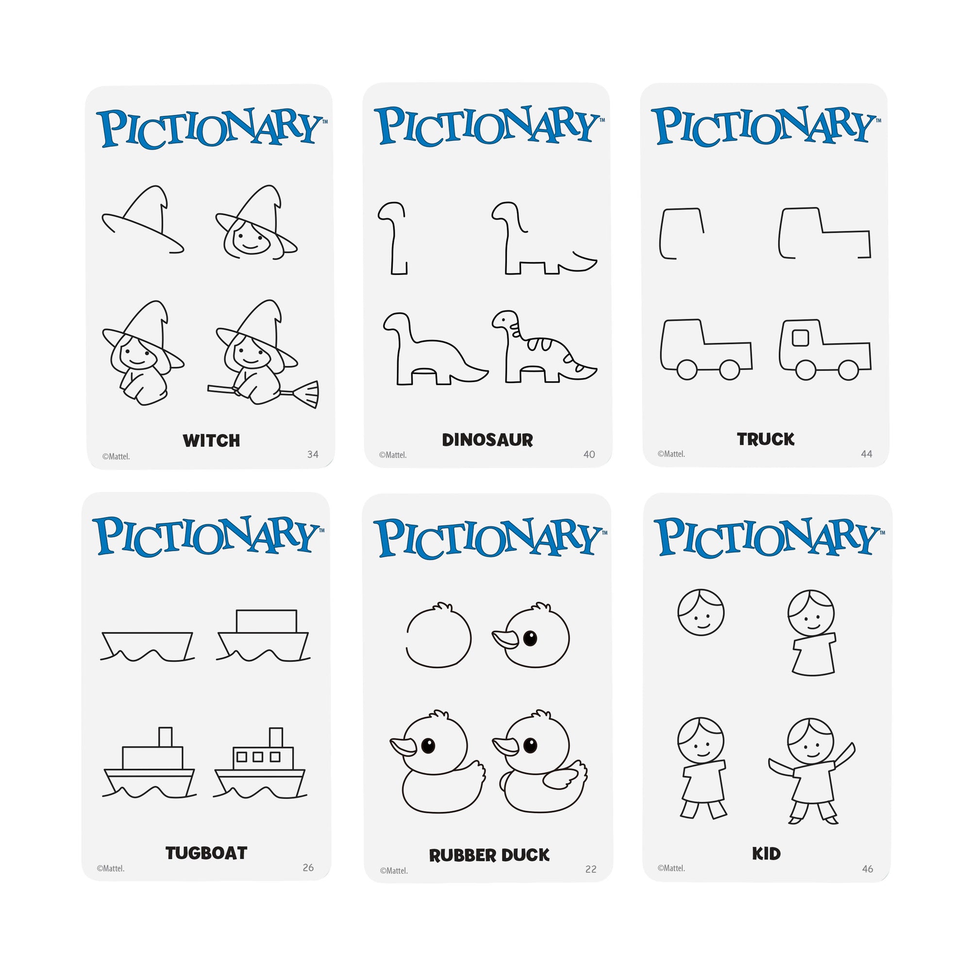 Pictionary Family Board Game – Shop Mattel Australia