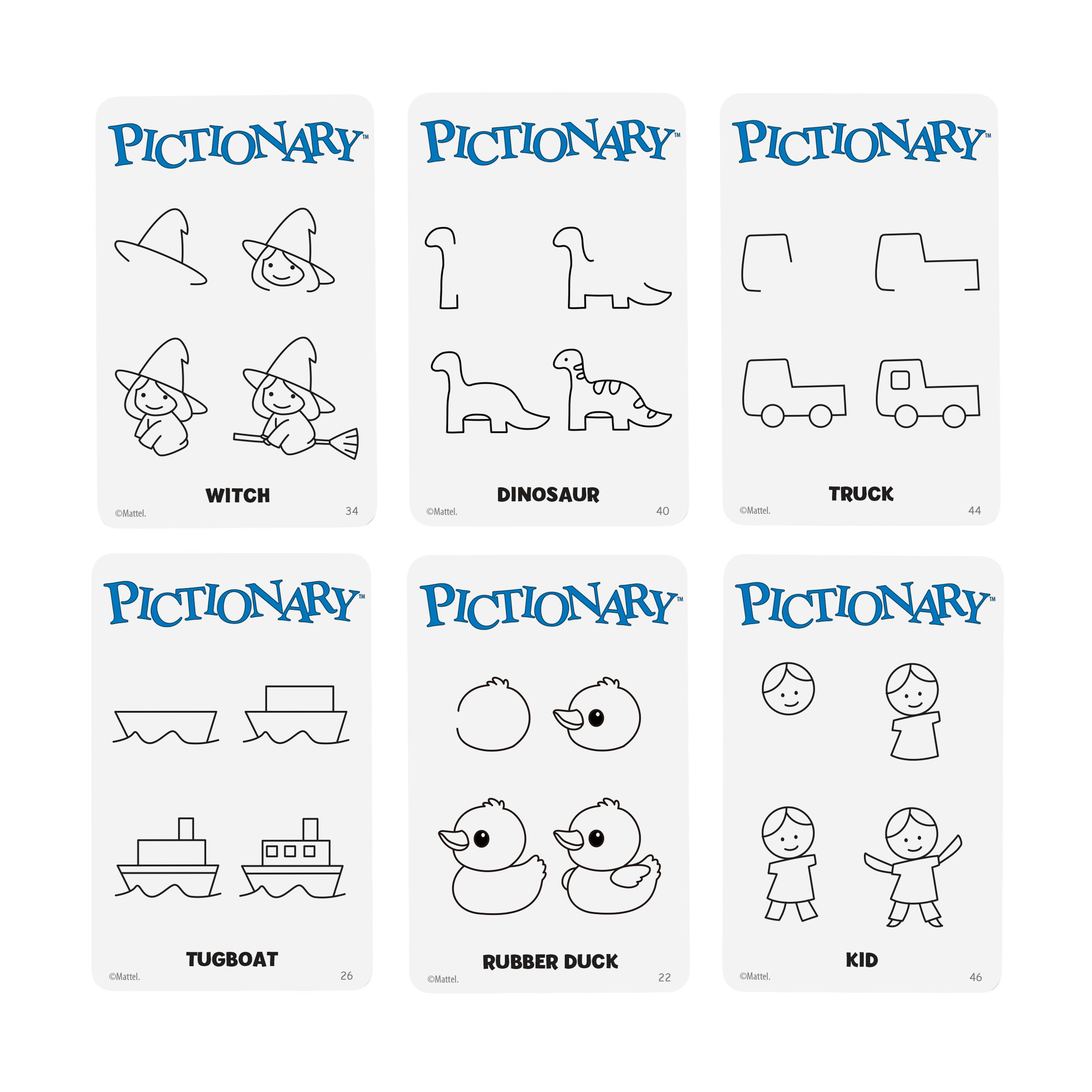 Pictionary Family Board Game – Shop Mattel Australia