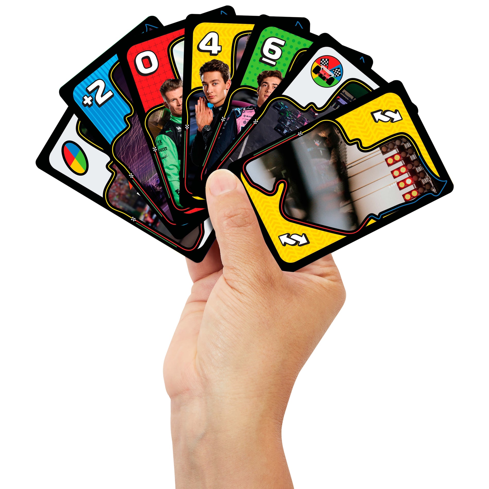 UNO F1 Card Game with Themed Deck & Special Rule for Kids, Adults ...