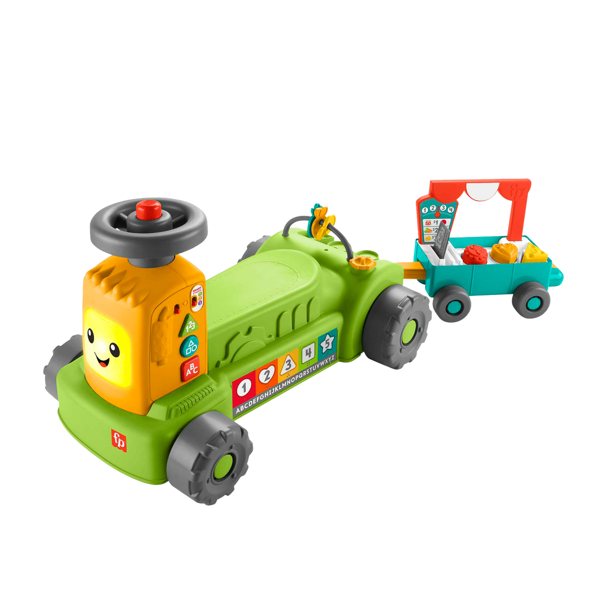 Fisher-Price Laugh & Learn 4-in-1 Farm to Market Tractor – Shop Mattel ...