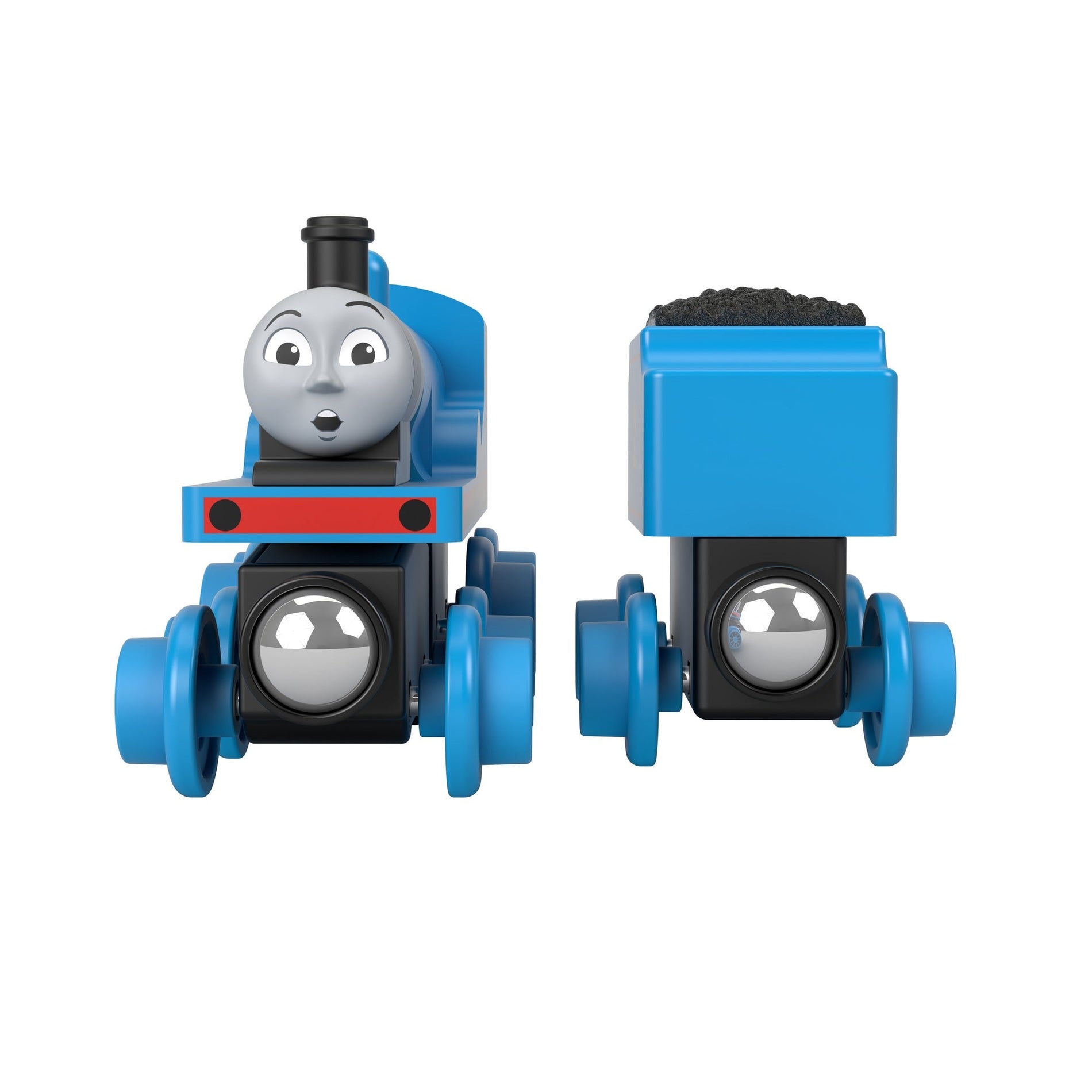 Fisher-Price Thomas & Friends Wooden Railway Edward Engine and Coal-Ca ...